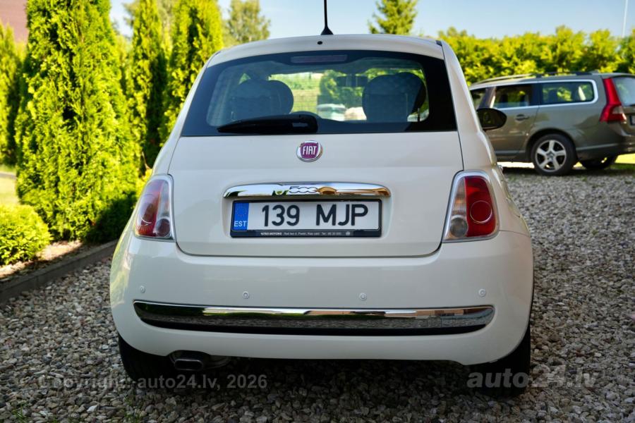 Balts Fiat 500 2014 Tallina, ar dzinēja tilpumu 1.20 L un nobraukumu 129 tūkst. km par 6200 €, foto 3 vietnē AUTOMOTO.COM.LV