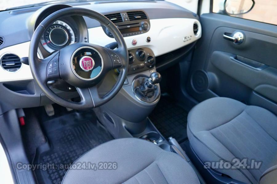 Balts Fiat 500 2014 Tallina, ar dzinēja tilpumu 1.20 L un nobraukumu 129 tūkst. km par 6200 €, foto 9 vietnē AUTOMOTO.COM.LV