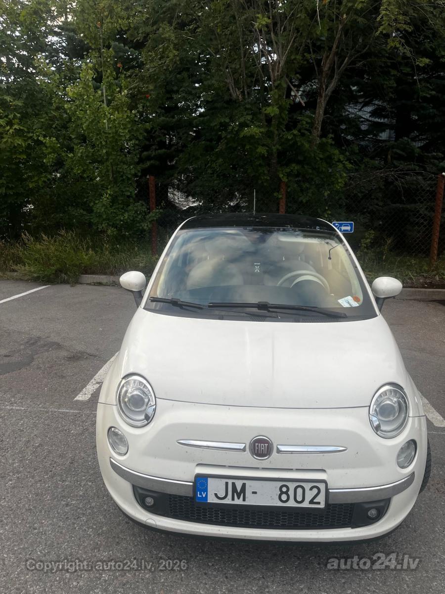 White Fiat 500 2014 in Tallinn, with an engine capacity of 1.30 L and mileage of 180 thousand km for 3150 €, photo 3 on AUTOMOTO.COM.LV
