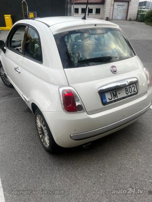 White Fiat 500 2014 in Tallinn, with an engine capacity of 1.30 L and mileage of 180 thousand km for 3150 €, photo 5 on AUTOMOTO.COM.LV