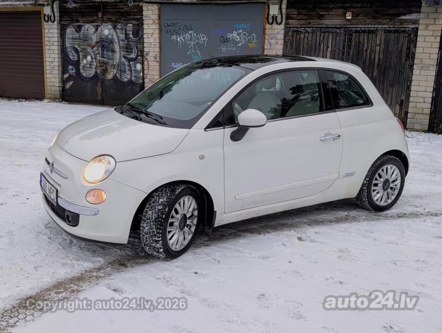 Balts Fiat 500 2015 Tallina, ar dzinēja tilpumu 1.20 L un nobraukumu 134 tūkst. km par 5500 €, foto 2 vietnē AUTOMOTO.COM.LV