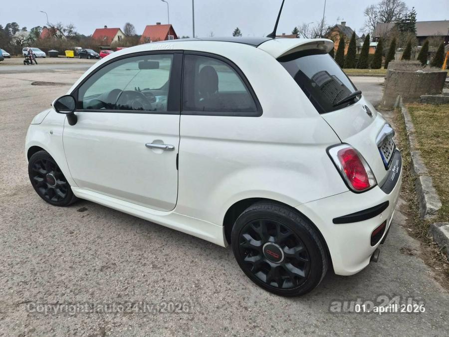 White Fiat 500 2015 in Haapsalu, with an engine capacity of 1.20 L and mileage of 75 thousand km for 6900 €, photo 3 on AUTOMOTO.COM.LV