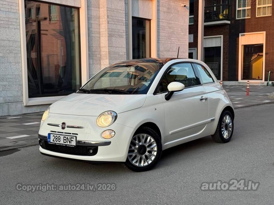 Balts Fiat 500 2015 Tallina, ar dzinēja tilpumu 1.20 L un nobraukumu 87 tūkst. km par 7999 €, foto 1 vietnē AUTOMOTO.COM.LV