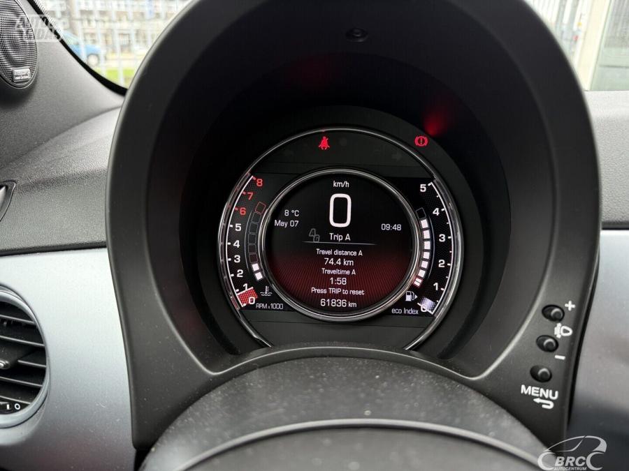 Белый Фиат 500 2015 в Авиженяй, объемом двигателя 1.20 л и пробегом 62 тыс. км за 6700 €, фото 16 на AUTOMOTO.COM.LV