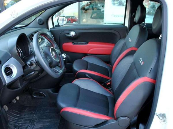 White Fiat 500 2015 in Vilnius, with an engine capacity of 1.24 L and mileage of 76 thousand km for 7700 €, photo 7 on AUTOMOTO.COM.LV