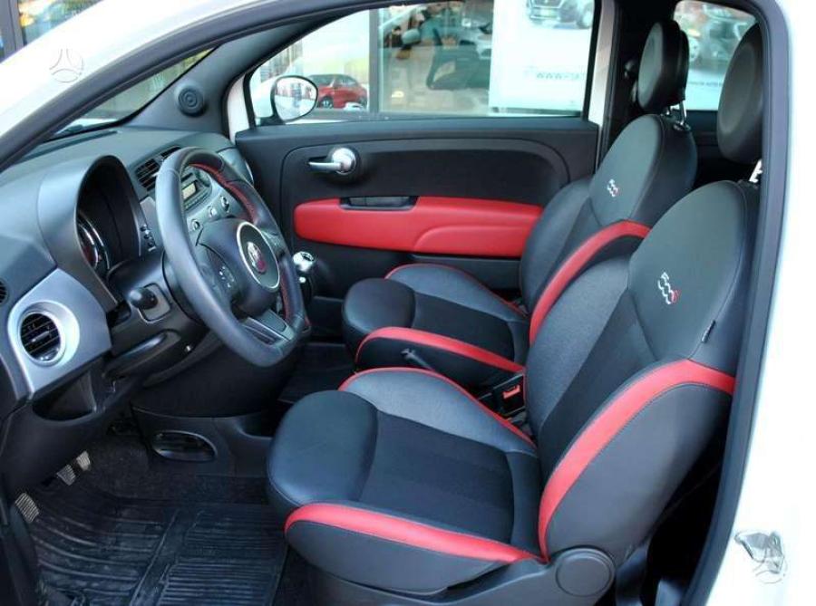 Balts Fiat 500 2015 Viļņa, ar dzinēja tilpumu 1.24 L un nobraukumu 76 tūkst. km par 7700 €, foto 8 vietnē AUTOMOTO.COM.LV