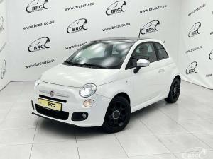 Balts Fiat 500 2015 Viļņa, ar dzinēja tilpumu 1.24 L un nobraukumu 62 tūkst. km par 6200 €, foto  vietnē AUTOMOTO.COM.LV