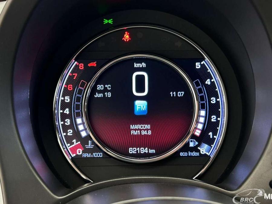 Белый Фиат 500 2015 в Вильнюс, объемом двигателя 1.24 л и пробегом 62 тыс. км за 6200 €, фото 14 на AUTOMOTO.COM.LV