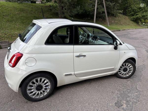 Balts Fiat 500 2015 Viļņa, ar dzinēja tilpumu 1.24 L un nobraukumu 94 tūkst. km par 6200 €, foto 7 vietnē AUTOMOTO.COM.LV