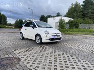 Balts Fiat 500 2016 Rīga, ar dzinēja tilpumu 1.20 L un nobraukumu 58 tūkst. km par 7350 €, foto  vietnē AUTOMOTO.COM.LV