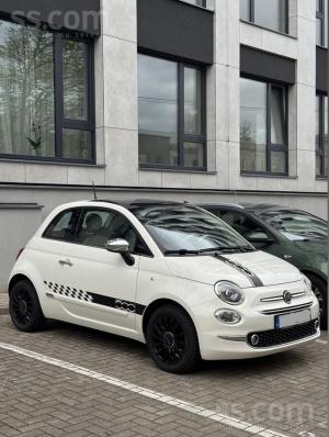 White Fiat 500 2017 in Riga, with an engine capacity of 1.20 L and mileage of 72 thousand km for 11990 €, photo  on AUTOMOTO.COM.LV