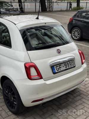 Balts Fiat 500 2017 Rīga, ar dzinēja tilpumu 1.20 L un nobraukumu 72 tūkst. km par 10590 €, foto 4 vietnē AUTOMOTO.COM.LV