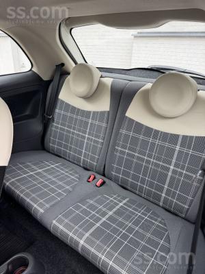 Balts Fiat 500 2017 Rīga, ar dzinēja tilpumu 1.20 L un nobraukumu 72 tūkst. km par 10590 €, foto 6 vietnē AUTOMOTO.COM.LV