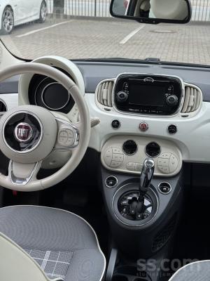 Balts Fiat 500 2017 Rīga, ar dzinēja tilpumu 1.20 L un nobraukumu 72 tūkst. km par 10590 €, foto 8 vietnē AUTOMOTO.COM.LV