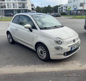White Fiat 500 2018 in Parnu, with an engine capacity of 1.20 L and mileage of 99 thousand km for 8900 €, photo  on AUTOMOTO.COM.LV