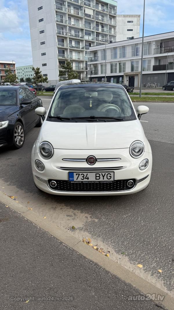 Balts Fiat 500 2018 Pērnava, ar dzinēja tilpumu 1.20 L un nobraukumu 99 tūkst. km par 8900 €, foto 3 vietnē AUTOMOTO.COM.LV