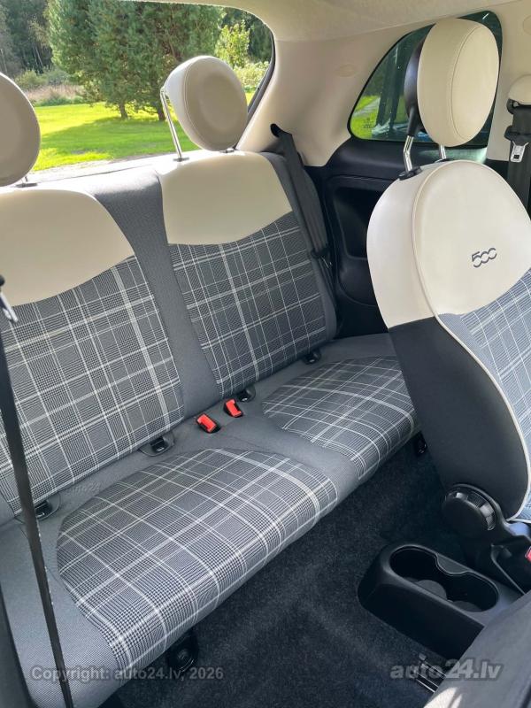 Balts Fiat 500 2018 Pērnava, ar dzinēja tilpumu 1.20 L un nobraukumu 99 tūkst. km par 8900 €, foto 9 vietnē AUTOMOTO.COM.LV