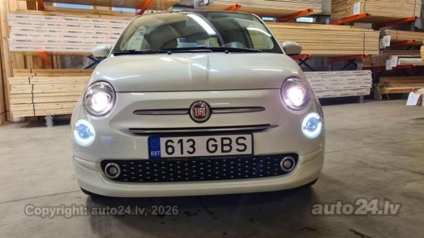 White Fiat 500 2020 in Viljandi, with an engine capacity of 1.20 L and mileage of 26 thousand km for 13450 €, photo 2 on AUTOMOTO.COM.LV