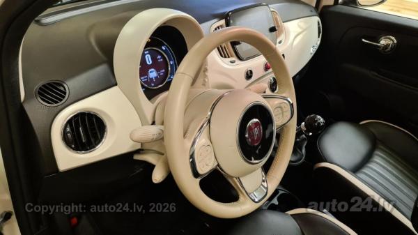White Fiat 500 2020 in Viljandi, with an engine capacity of 1.20 L and mileage of 26 thousand km for 13450 €, photo 11 on AUTOMOTO.COM.LV