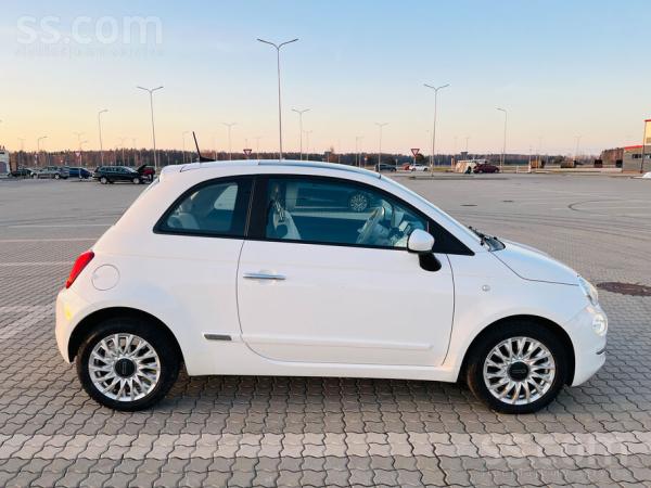 White Fiat 500 2021 in Riga, with an engine capacity of 1.20 L and mileage of 47 thousand km for 11900 €, photo 4 on AUTOMOTO.COM.LV