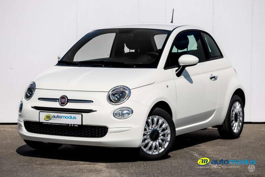 Balts Fiat 500 2022 Viļņa, ar dzinēja tilpumu 1.00 L un nobraukumu 35 tūkst. km par 13950 €, foto 1 vietnē AUTOMOTO.COM.LV