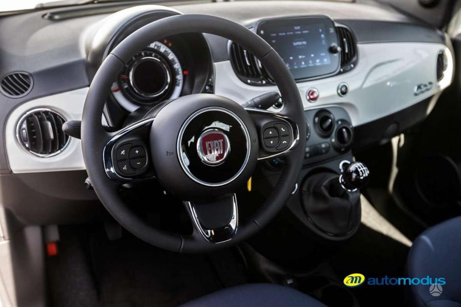 Balts Fiat 500 2022 Viļņa, ar dzinēja tilpumu 1.00 L un nobraukumu 35 tūkst. km par 13950 €, foto 7 vietnē AUTOMOTO.COM.LV