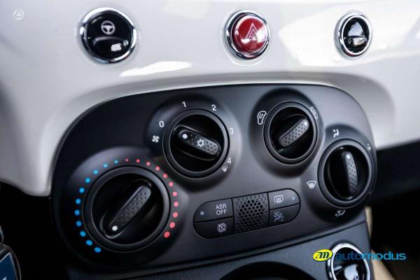 White Fiat 500 2022 in Vilnius, with an engine capacity of 1.00 L and mileage of 35 thousand km for 13950 €, photo 8 on AUTOMOTO.COM.LV