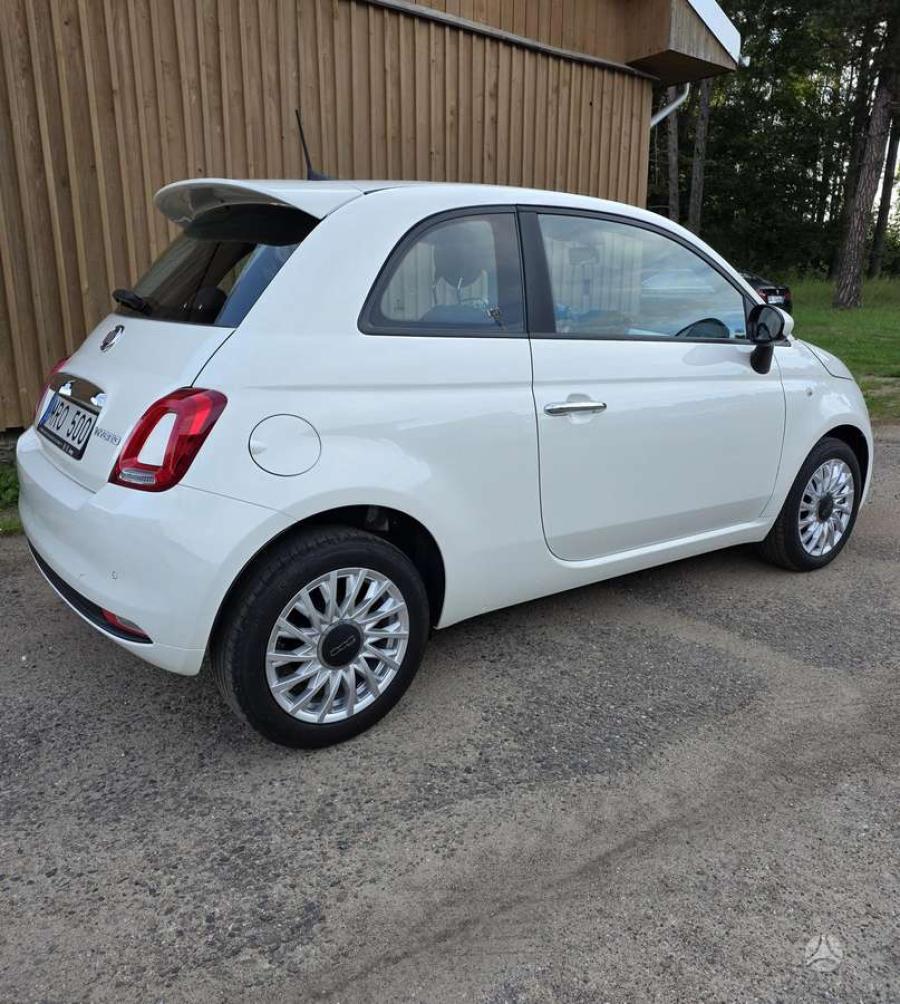 Balts Fiat 500 2022 Trakai, ar dzinēja tilpumu 1.00 L un nobraukumu 16 tūkst. km par 9800 €, foto 1 vietnē AUTOMOTO.COM.LV