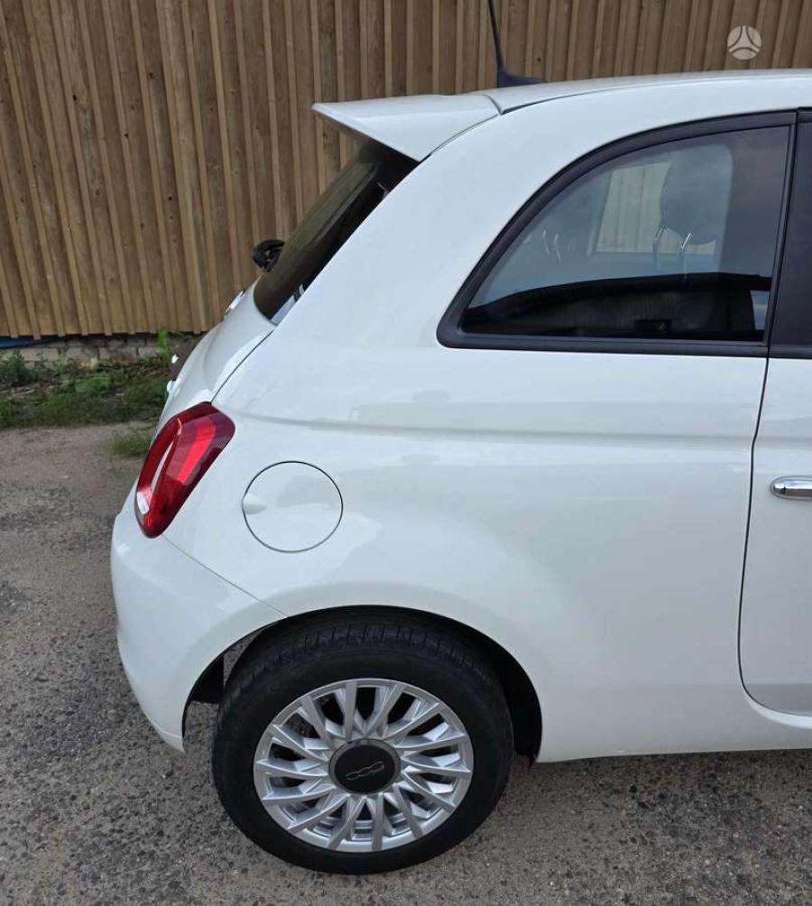 Balts Fiat 500 2022 Trakai, ar dzinēja tilpumu 1.00 L un nobraukumu 16 tūkst. km par 9800 €, foto 4 vietnē AUTOMOTO.COM.LV