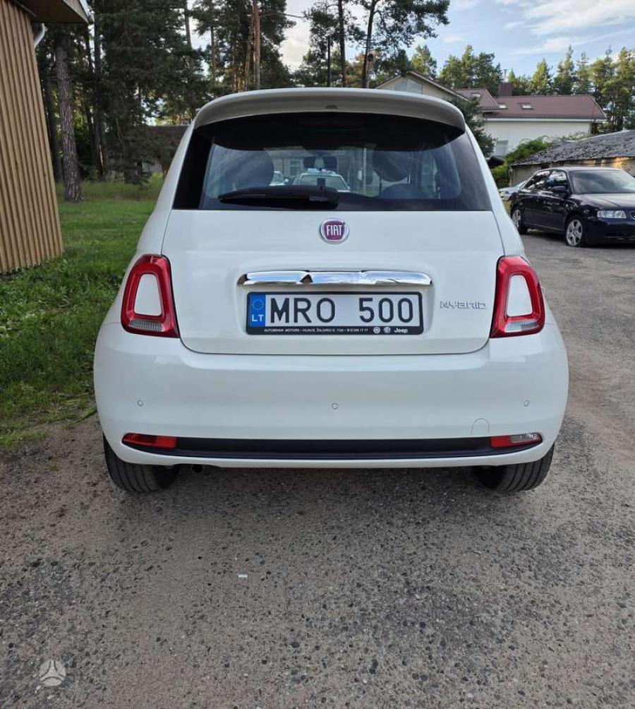Balts Fiat 500 2022 Trakai, ar dzinēja tilpumu 1.00 L un nobraukumu 16 tūkst. km par 9800 €, foto 5 vietnē AUTOMOTO.COM.LV