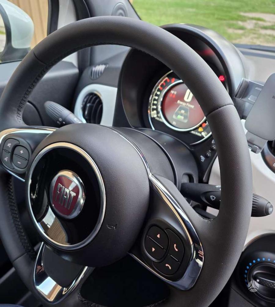 Balts Fiat 500 2022 Trakai, ar dzinēja tilpumu 1.00 L un nobraukumu 16 tūkst. km par 9800 €, foto 12 vietnē AUTOMOTO.COM.LV