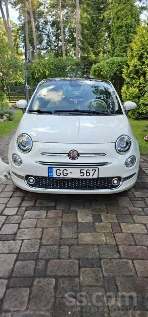 White Fiat 500 2019 in Jurmala, with an engine capacity of 1.20 L and mileage of 50 thousand km for 8500 €, photo 6 on AUTOMOTO.COM.LV