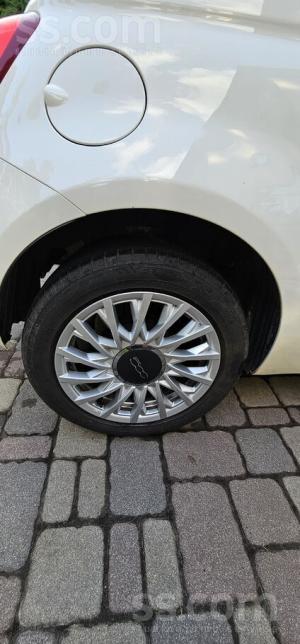 White Fiat 500 2019 in Jurmala, with an engine capacity of 1.20 L and mileage of 50 thousand km for 8500 €, photo 8 on AUTOMOTO.COM.LV