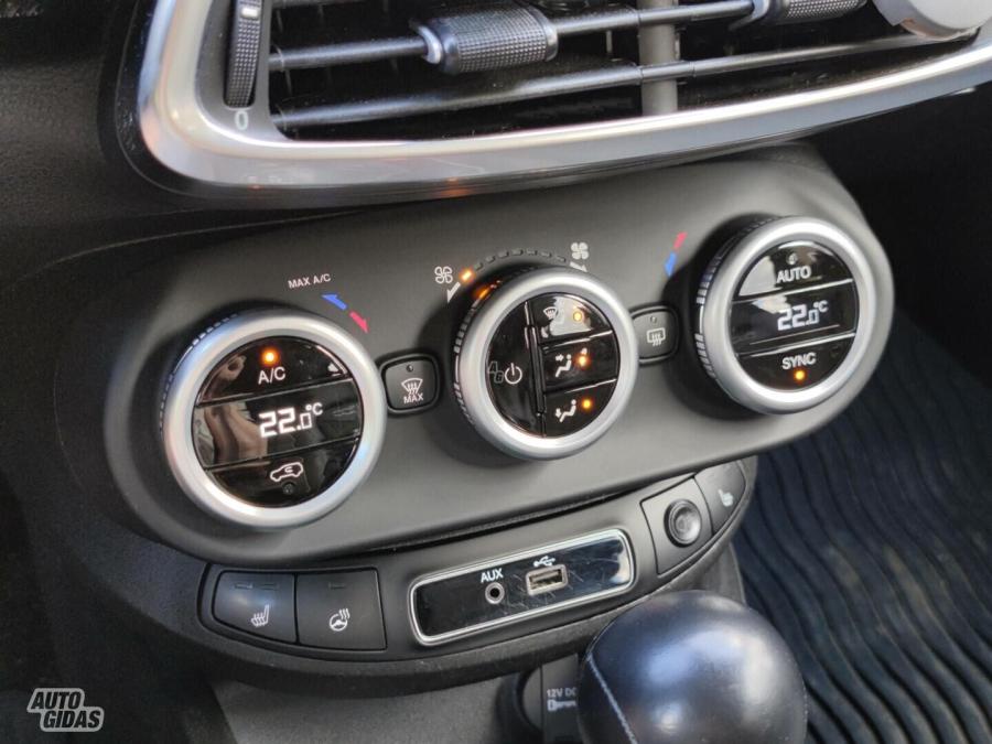 Black Fiat 500-x 2016 in Kaunas, with an engine capacity of 2.40 L and mileage of 137 thousand km for 7750 €, photo 20 on AUTOMOTO.COM.LV