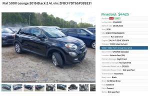 Black Fiat 500-x 2016 in Kaunas, with an engine capacity of 2.40 L and mileage of 137 thousand km for 7750 €, photo 25 on AUTOMOTO.COM.LV