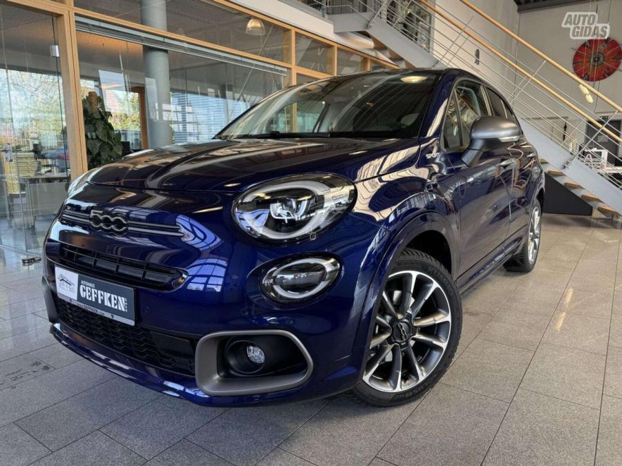 Zils Fiat 500-x 2024 Kauņa, ar dzinēja tilpumu 1.50 L un nobraukumu 31 tūkst. km par 23783 €, foto 1 vietnē AUTOMOTO.COM.LV