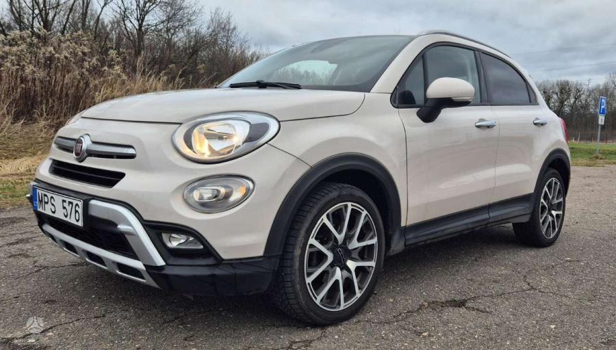 Brown Fiat 500-x 2015 in Kaunas, with an engine capacity of 1.60 L and mileage of 147 thousand km for 5400 €, photo 1 on AUTOMOTO.COM.LV
