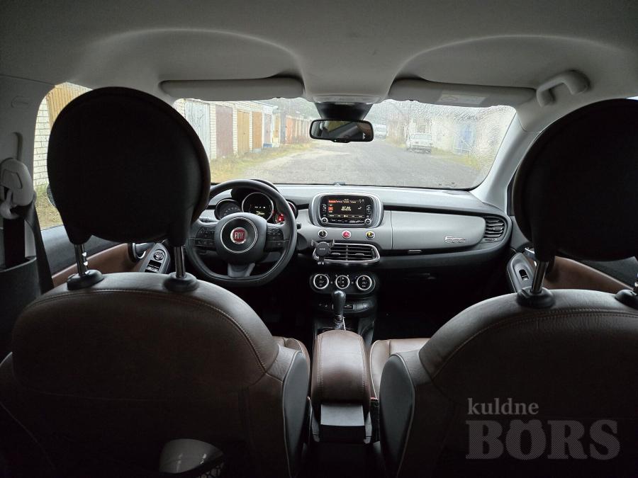 Brown Fiat 500-x 2015 in Tallinn, with an engine capacity of 0.00 L and mileage of 0 thousand km for 13900 €, photo 3 on AUTOMOTO.COM.LV