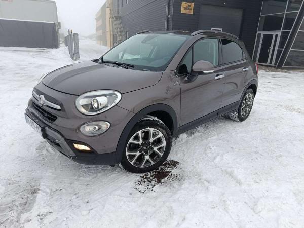 Brown Fiat 500-x 2016 in Taurage, with an engine capacity of 2.00 L and mileage of 166 thousand km for 8350 €, photo 1 on AUTOMOTO.COM.LV
