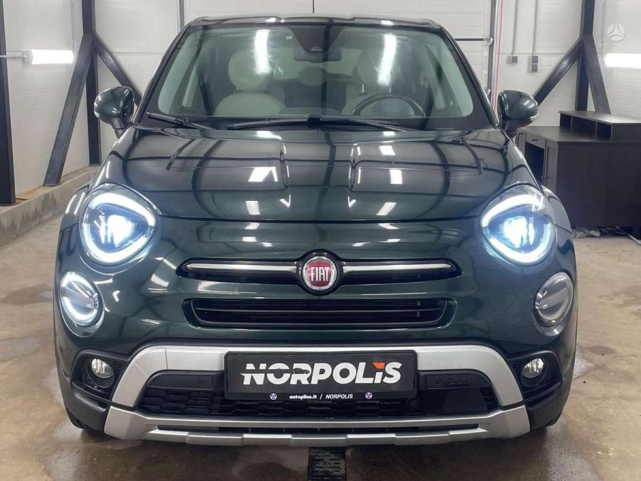 Green Fiat 500-x 2018 in Vilnius, with an engine capacity of 1.33 L and mileage of 162 thousand km for 9922 €, photo 2 on AUTOMOTO.COM.LV