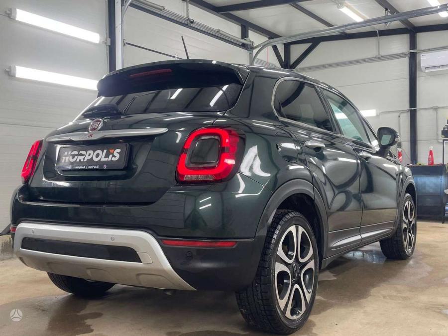 Green Fiat 500-x 2018 in Vilnius, with an engine capacity of 1.33 L and mileage of 162 thousand km for 9922 €, photo 6 on AUTOMOTO.COM.LV