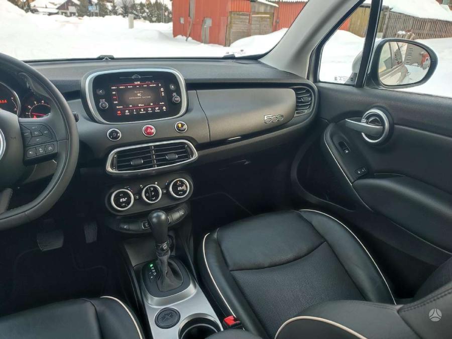 Grey Fiat 500-x 2018 in Pakruojis, with an engine capacity of 1.40 L and mileage of 65 thousand km for 9500 €, photo 15 on AUTOMOTO.COM.LV