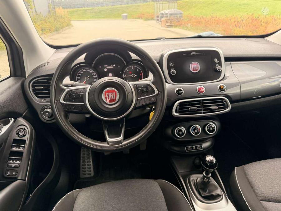 Grey Fiat 500-x 2018 in Vilnius, with an engine capacity of 1.25 L and mileage of 196 thousand km for 8550 €, photo 29 on AUTOMOTO.COM.LV