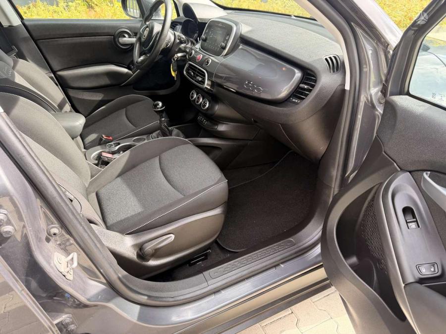 Pelēks Fiat 500-x 2018 Viļņa, ar dzinēja tilpumu 1.25 L un nobraukumu 196 tūkst. km par 8550 €, foto 23 vietnē AUTOMOTO.COM.LV