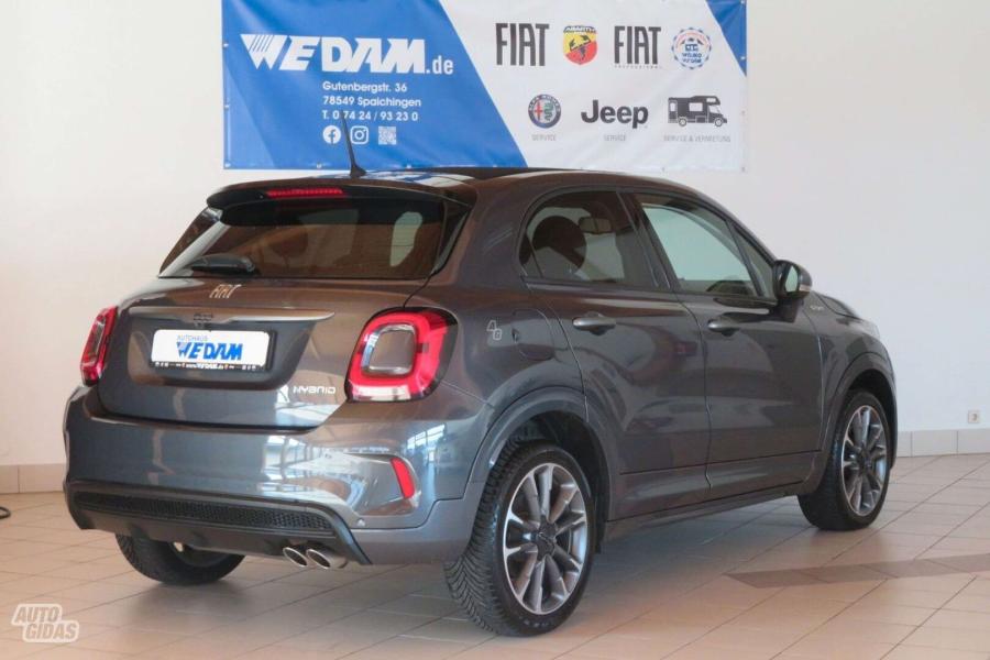 Grey Fiat 500-x 2023 in Kaunas, with an engine capacity of 1.50 L and mileage of 12 thousand km for 23772 €, photo 2 on AUTOMOTO.COM.LV