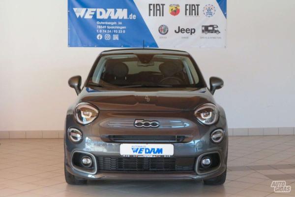 Grey Fiat 500-x 2023 in Kaunas, with an engine capacity of 1.50 L and mileage of 12 thousand km for 23772 €, photo 3 on AUTOMOTO.COM.LV