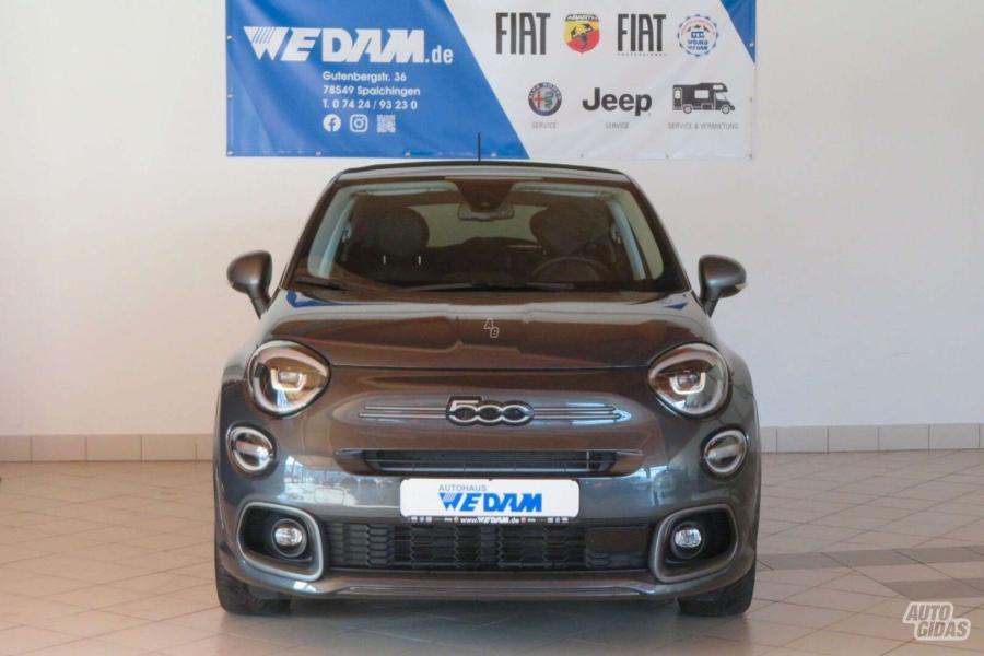 Grey Fiat 500-x 2023 in Kaunas, with an engine capacity of 1.50 L and mileage of 12 thousand km for 23772 €, photo 3 on AUTOMOTO.COM.LV