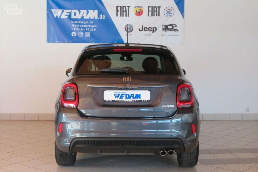 Grey Fiat 500-x 2023 in Kaunas, with an engine capacity of 1.50 L and mileage of 12 thousand km for 23772 €, photo 4 on AUTOMOTO.COM.LV