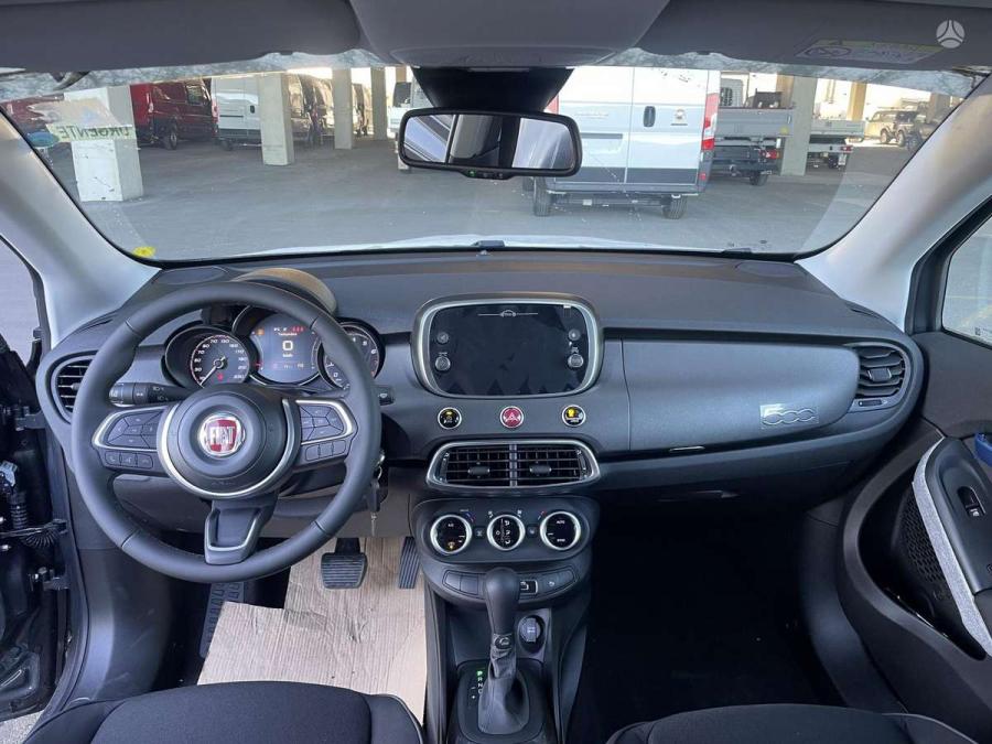 Pelēks Fiat 500-x 2024 Viļņa, ar dzinēja tilpumu 1.37 L un nobraukumu 0 tūkst. km par 17545 €, foto 10 vietnē AUTOMOTO.COM.LV