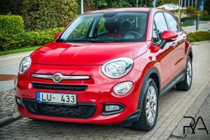Red Fiat 500-x 2015 in Riga, with an engine capacity of 1.30 L and mileage of 124 thousand km for 6990 €, photo  on AUTOMOTO.COM.LV